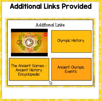 Ancient Olympics Digital Reading Comprehension Google Slides | Distance ...