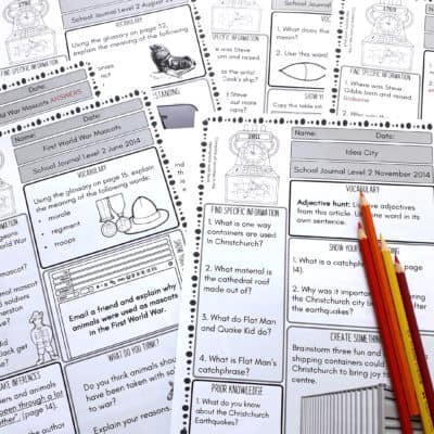 New Zealand History Reading Unit | NZ School Journal Time Travel ...