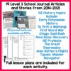 New Zealand History Reading Unit | NZ School Journal Time Travel ...