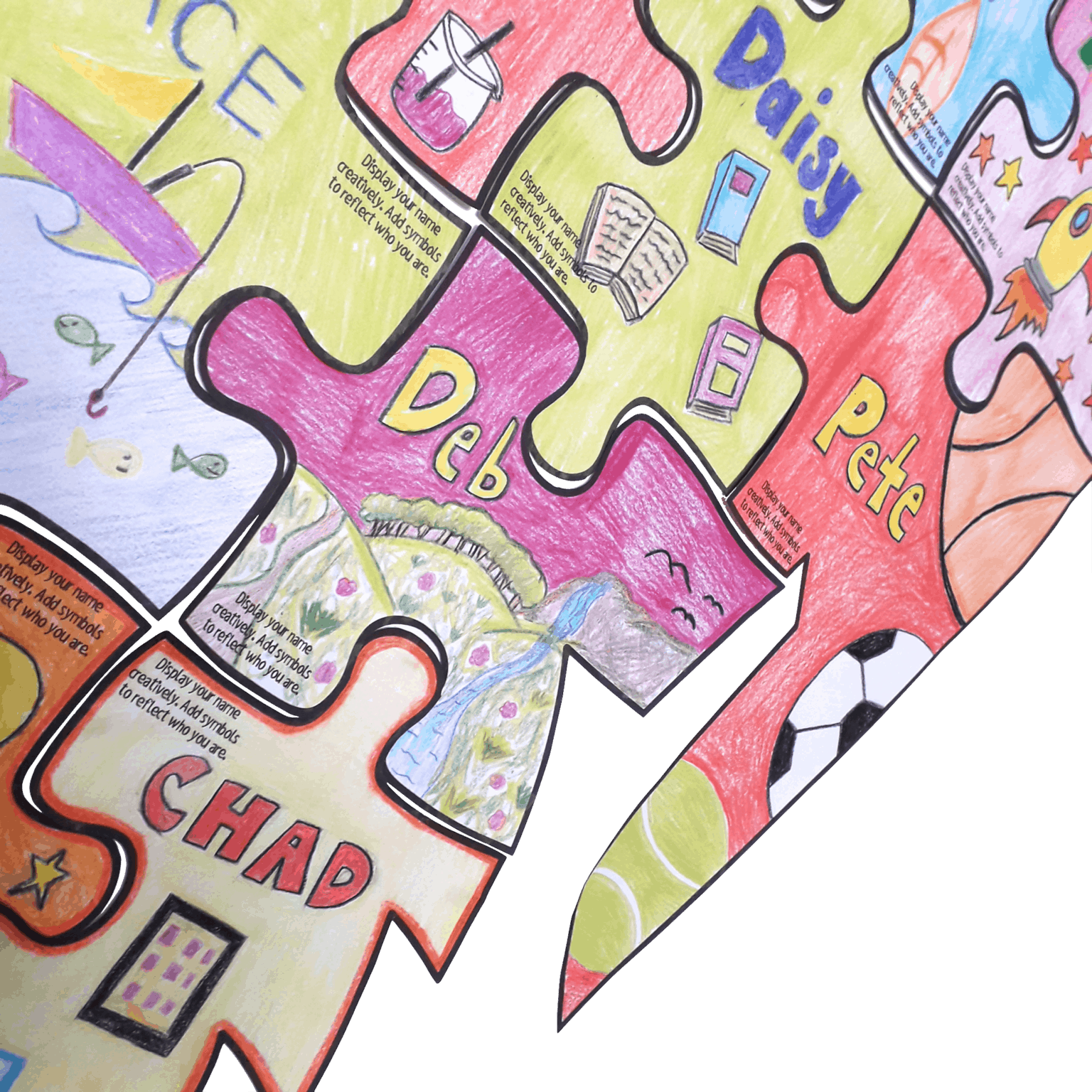 Getting To Know You Activities Collaborative Puzzle | Back to School ...