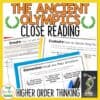The Ancient Olympics Reading Comprehension Passages and Questions ...