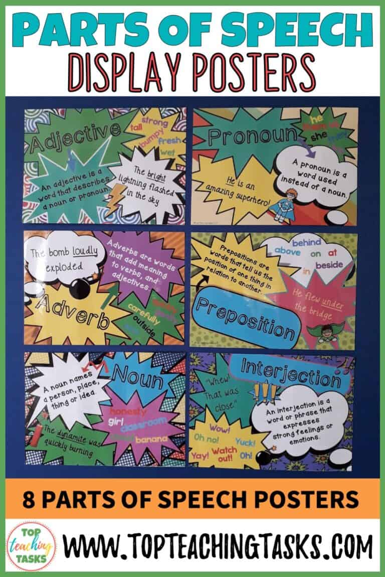 Engaging Ways to Teach Parts of Speech In Your Classroom - Top Teaching ...