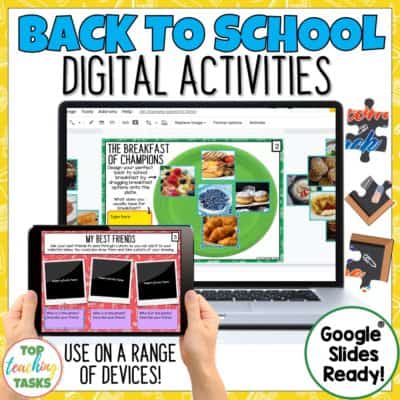 Back to School Digital Activities for Google Classroom | All About Me ...
