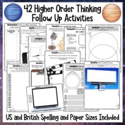 The Solar System Reading Comprehension Passages and Questions | Space ...