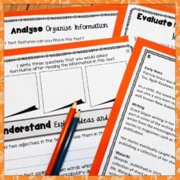 New Zealand Authors Reading Comprehension Passages and Questions - Top ...