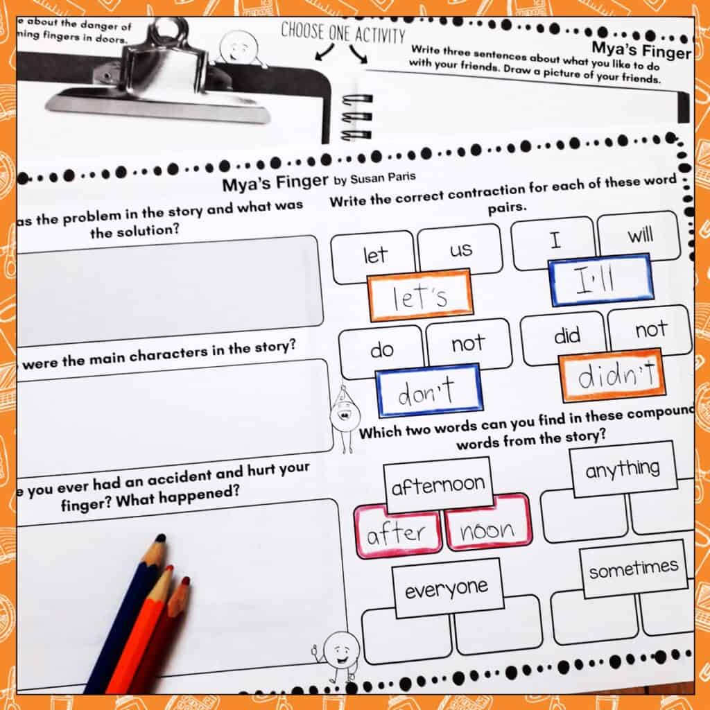 Orange Ready to Read Activities Level 15 and 16 | Junior Primary New ...