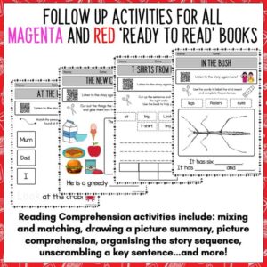 Magenta and Red Ready to Read Activities | Junior Primary New Zealand ...