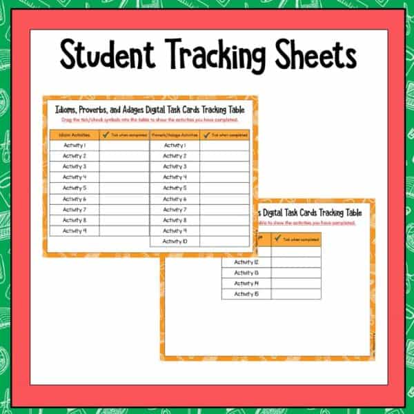 Idioms, Proverbs and Adages Activities for Google Classroom | Distance ...