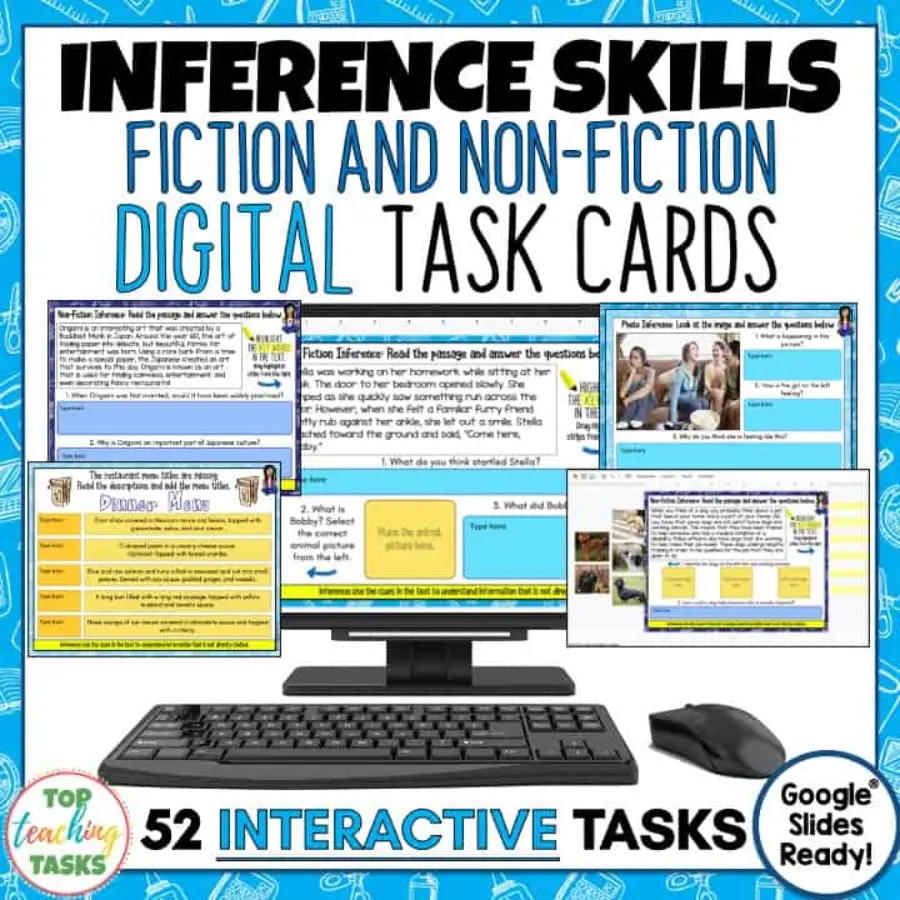 Inference Skills Digital Activities for Google Classroom - Top Teaching ...