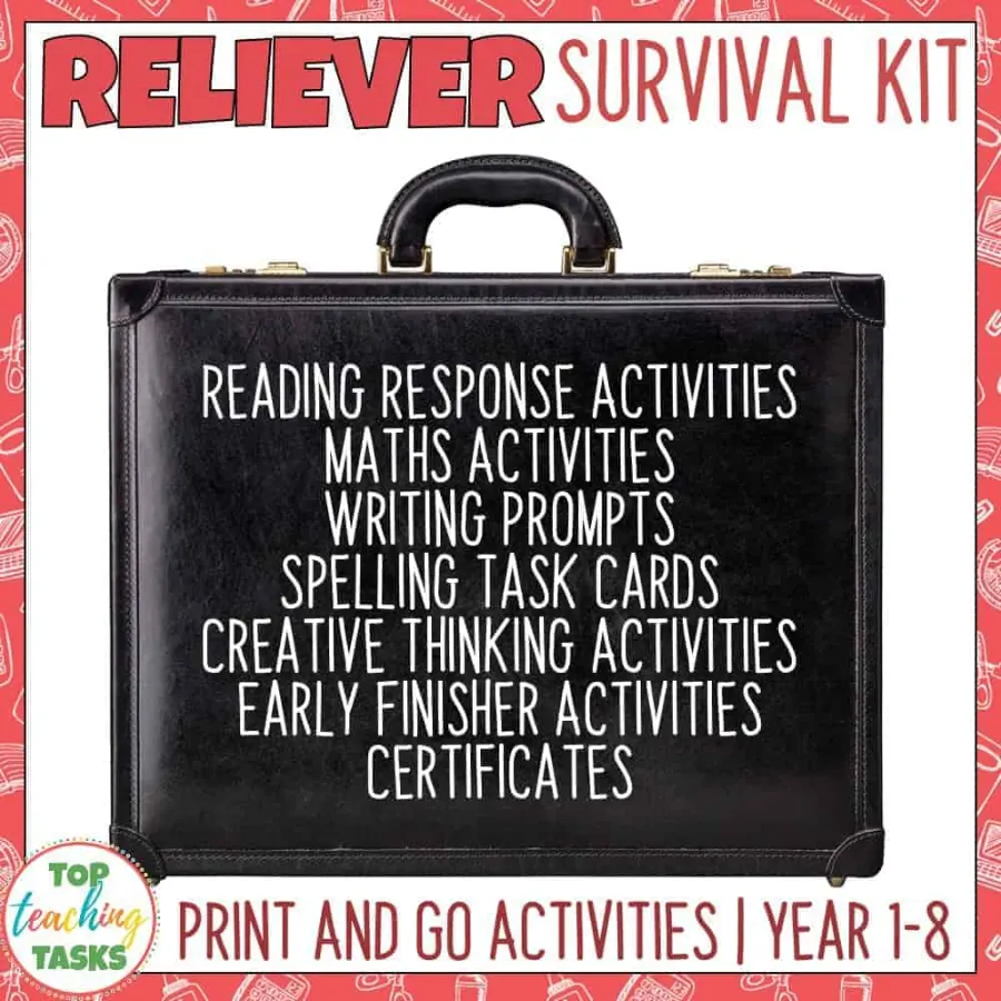 Relief Teacher Activities | Relief Teacher Survival Kit - Top Teaching ...