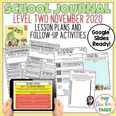 NZ School Journal Level 4 May 2021 Activities - Top Teaching Tasks