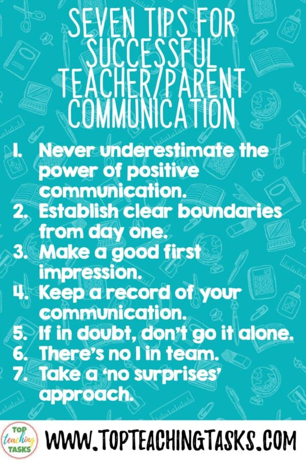 7 Tips for Successful Parent-Teacher Communication