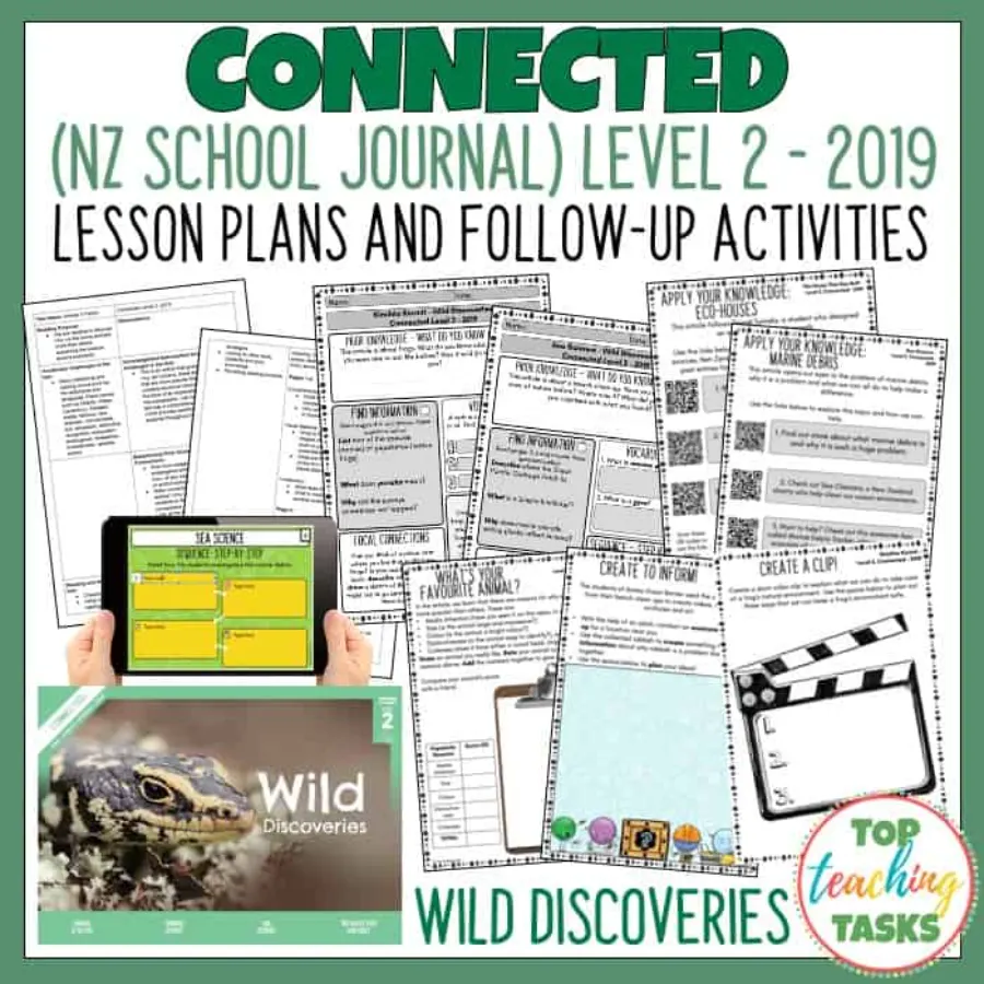 Connected Level 2 2019 Wild Discoveries | NZ School Journals - Top ...