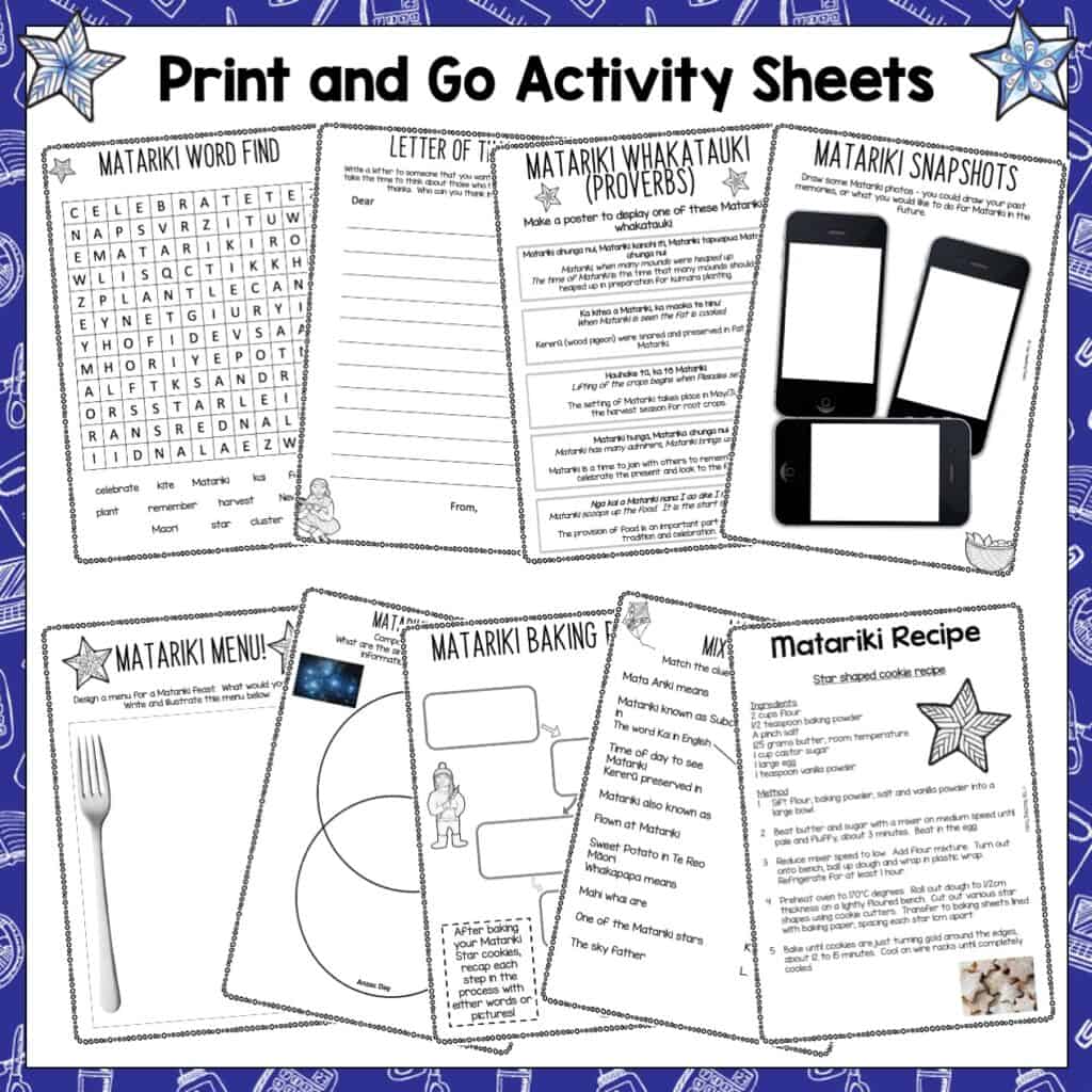 Matariki Junior Activities Pack - Top Teaching Tasks
