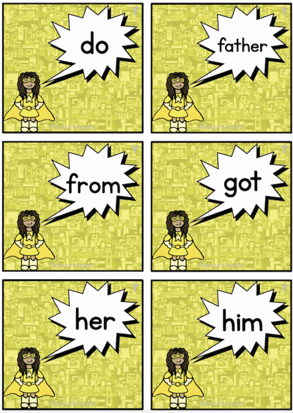 New Zealand Sight Words Flash Cards Magenta to Orange Levels - Top ...