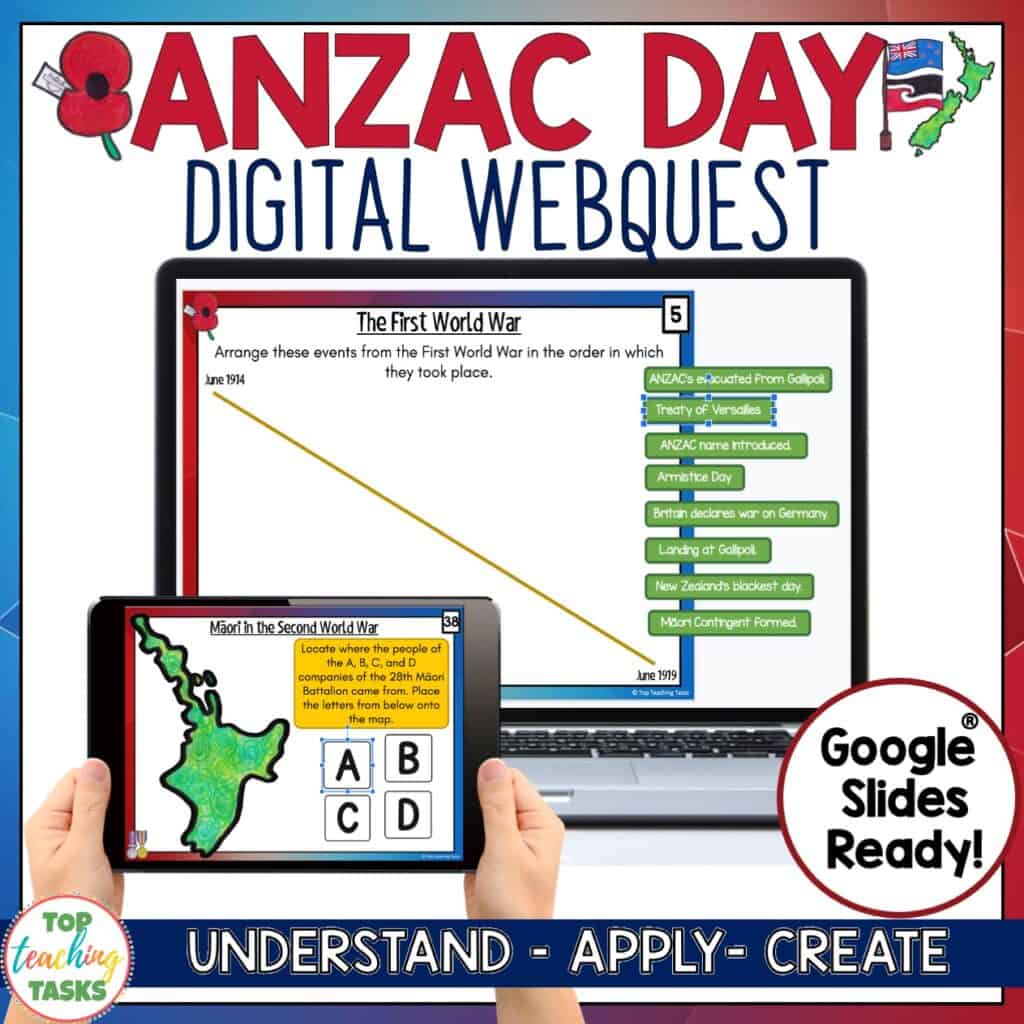 Anzac Day - Top Teaching Tasks