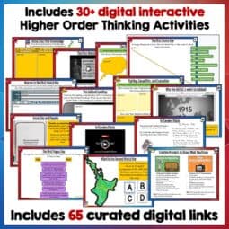 Anzac Day Digital Webquest for Google Slides | Anzac Day Activities ...