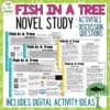 Fish In A Tree Novel Study and Discussion Questions - Top Teaching Tasks