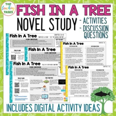 Fish In A Tree Novel Study and Discussion Questions - Top Teaching Tasks