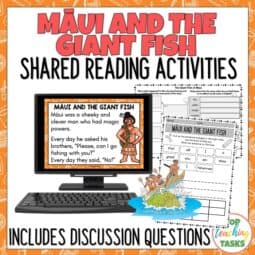 Māori Myths and Legends Shared Reading, Activities, and Discussion ...
