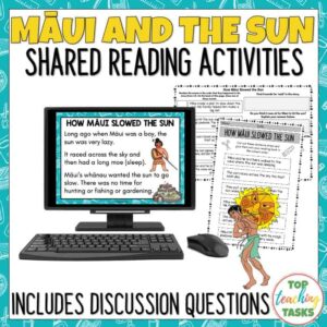 Māori Myths and Legends Shared Reading, Activities, and Discussion ...