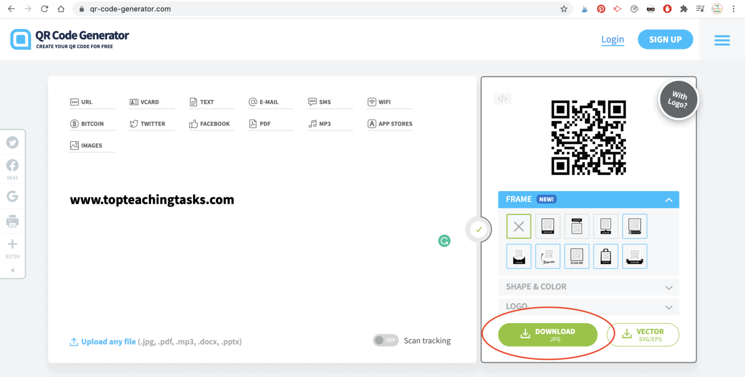 Using QR Codes as a Digital Reading Tool - Top Teaching Tasks