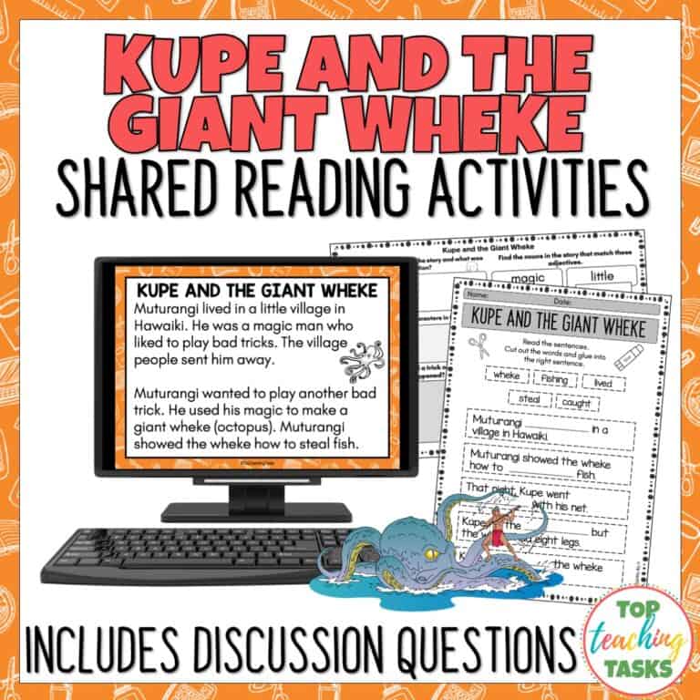 Māori Myths and Legends Shared Reading, Activities, & Discussion Bundle ...