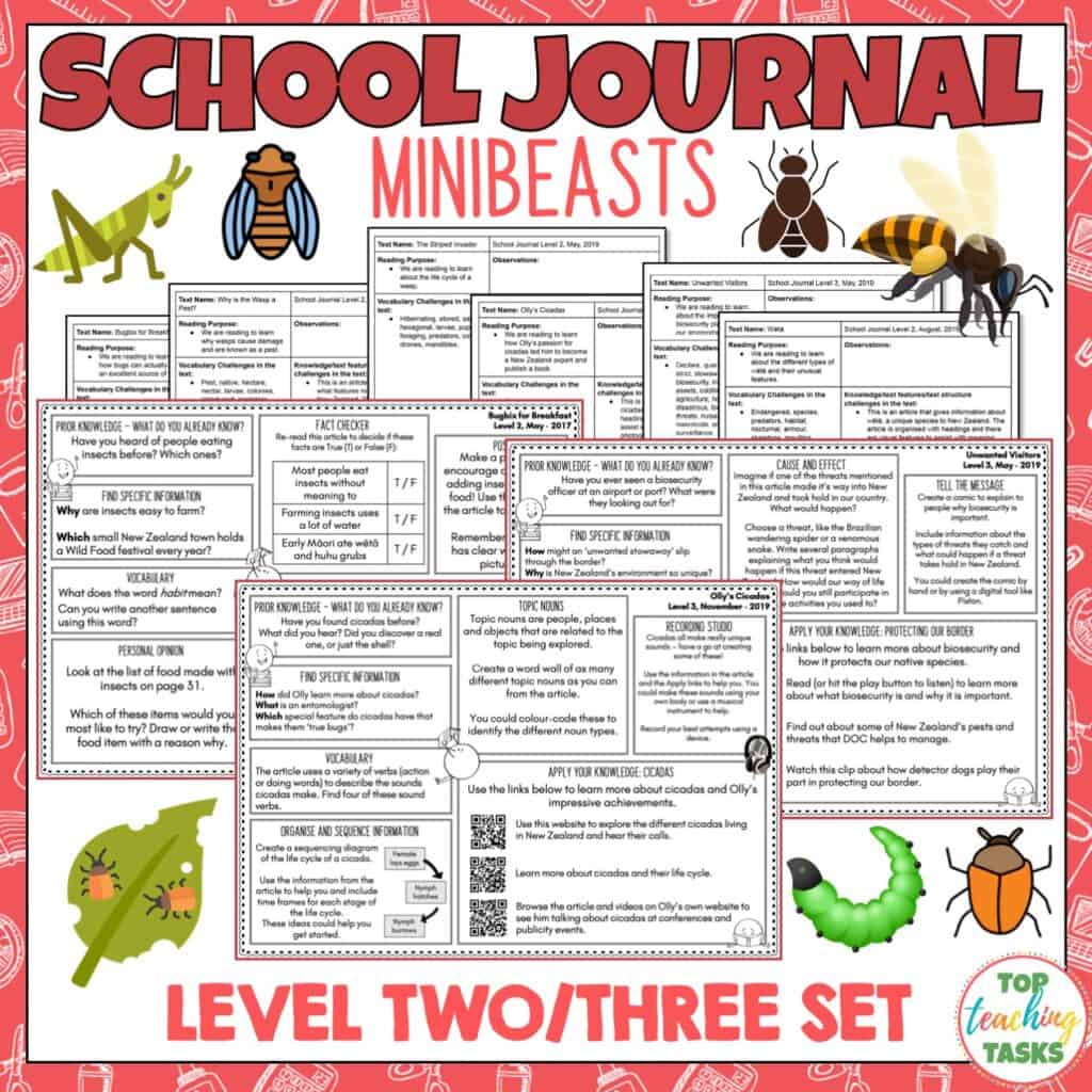 NZ School Journal Level 4 May 2021 Activities - Top Teaching Tasks