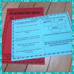 The Creation of Night and Day Shared Reading, Activities & Discussion ...