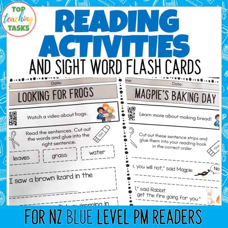 Blue PM Reader Activities Level 9, 10, and 11 | Junior Primary New ...