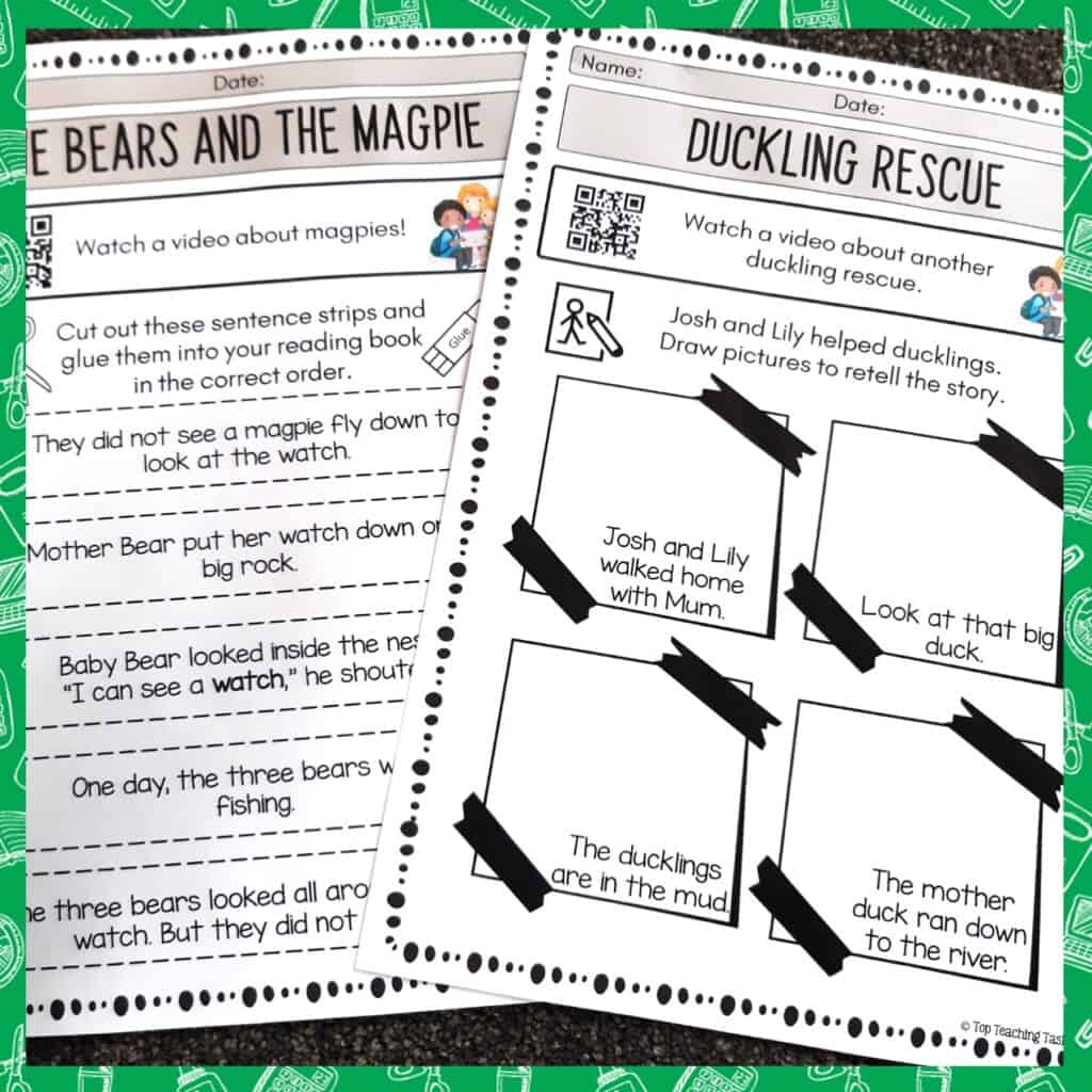 Green PM Reader Activities Level 12, 13, and 14 | Junior Primary New ...