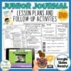 NZ Junior Journal 57 Activities and Lesson Plans Paper-based and ...