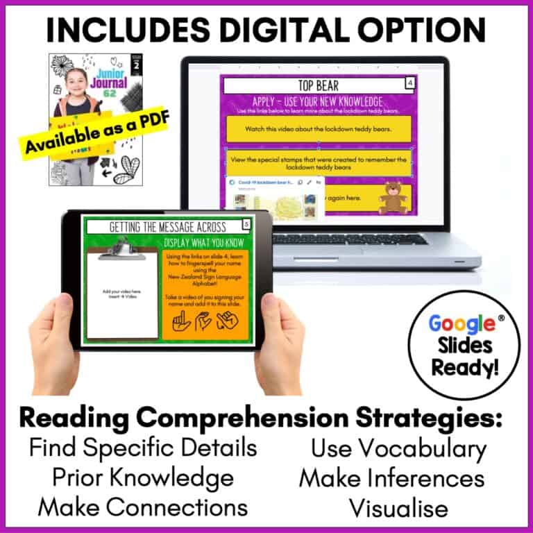 NZ Junior Journal 62 Activities and Lesson Plans Paper-based and ...