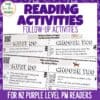 Purple PM Reader Activities Level 19 and 20 | Year 3 and 4 New Zealand ...