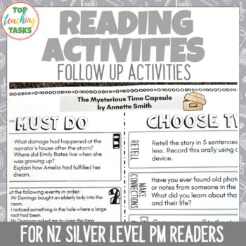 Silver PM Reader Activities Level 21 and 22 | New Zealand Reading ...