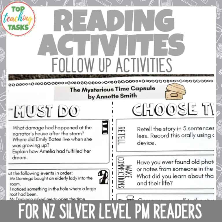 Silver PM Reader Activities Level 21 and 22 | New Zealand Reading ...