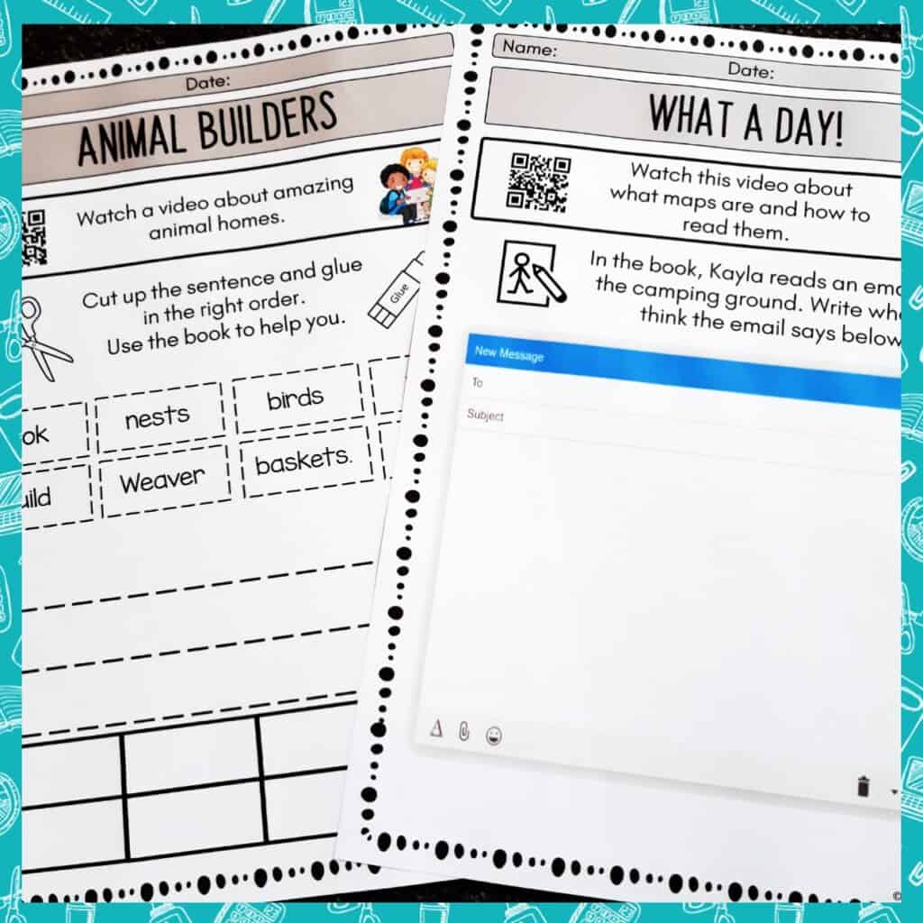 Turquoise PM Reader Activities Level 17 and 18 | New Zealand Reading ...