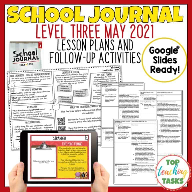 NZ School Journal Level 4 November 2020 Activities | Paper-based and ...