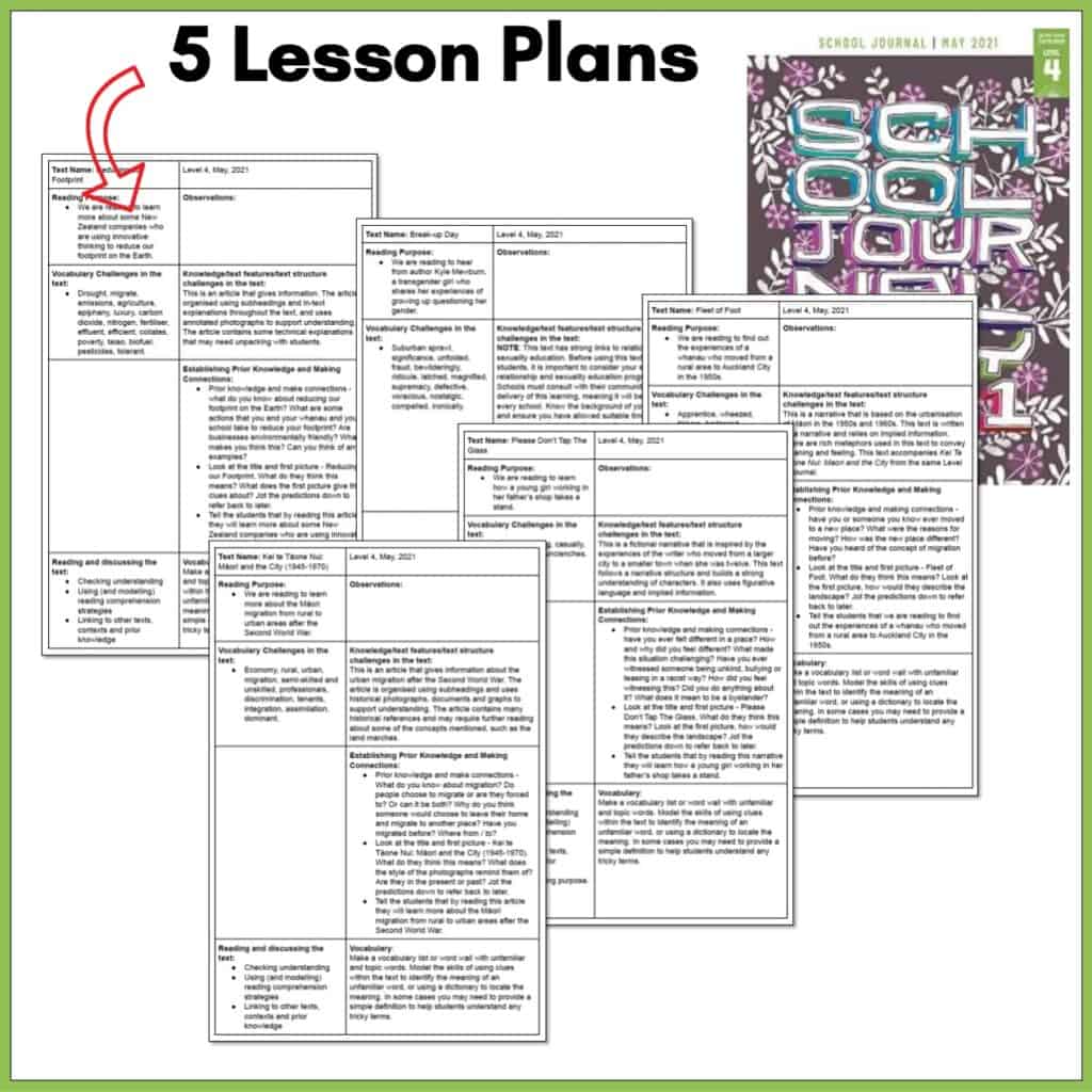 NZ School Journal Level 4 May 2021 Activities - Top Teaching Tasks