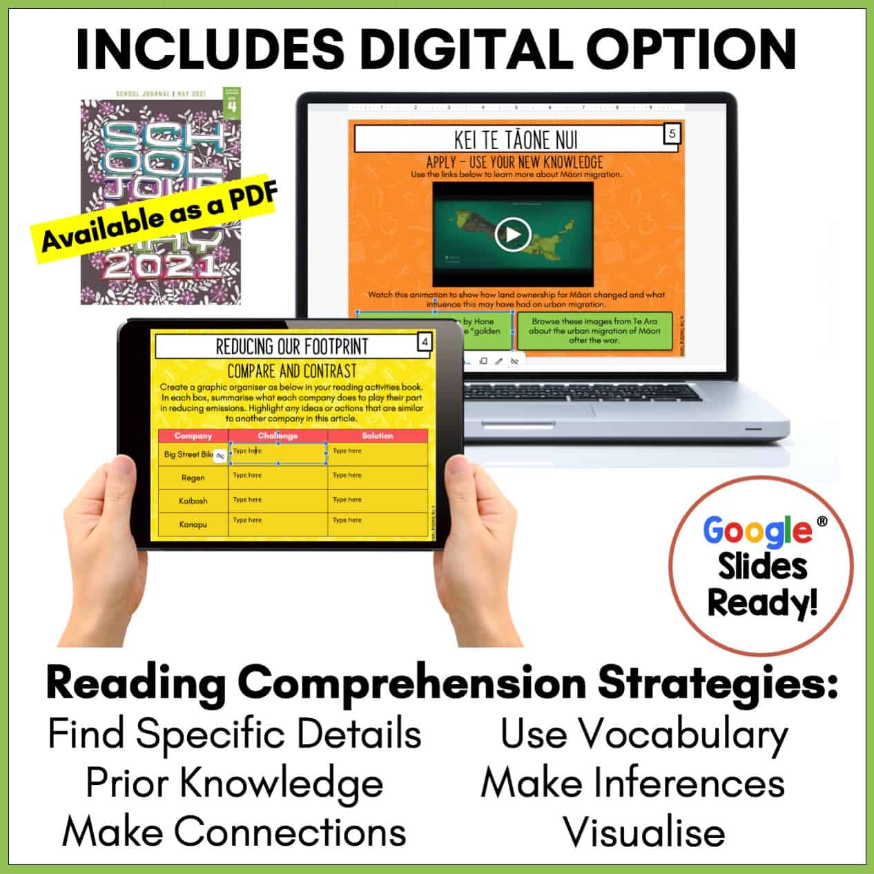 NZ School Journal Level 4 May 2021 Activities - Top Teaching Tasks