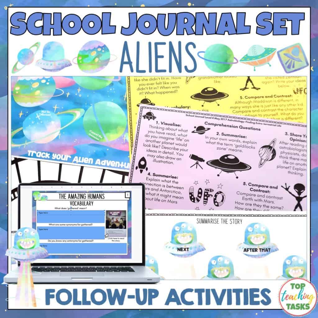 Aliens NZ School Journal Set | Follow-Up Activities - Top Teaching Tasks