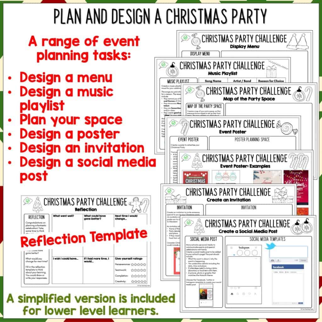 Christmas Party Challenge | Create Your Own Christmas Party - Top ...