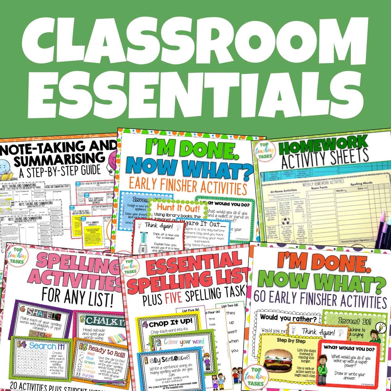 Shop for Online Teaching Resources - Top Teaching Tasks
