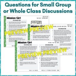 Mission Girl Novel Study and Discussion Questions - Top Teaching Tasks