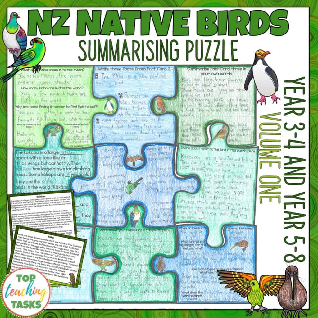 New Zealand Native Birds Guess the Bird Cards - Top Teaching Tasks