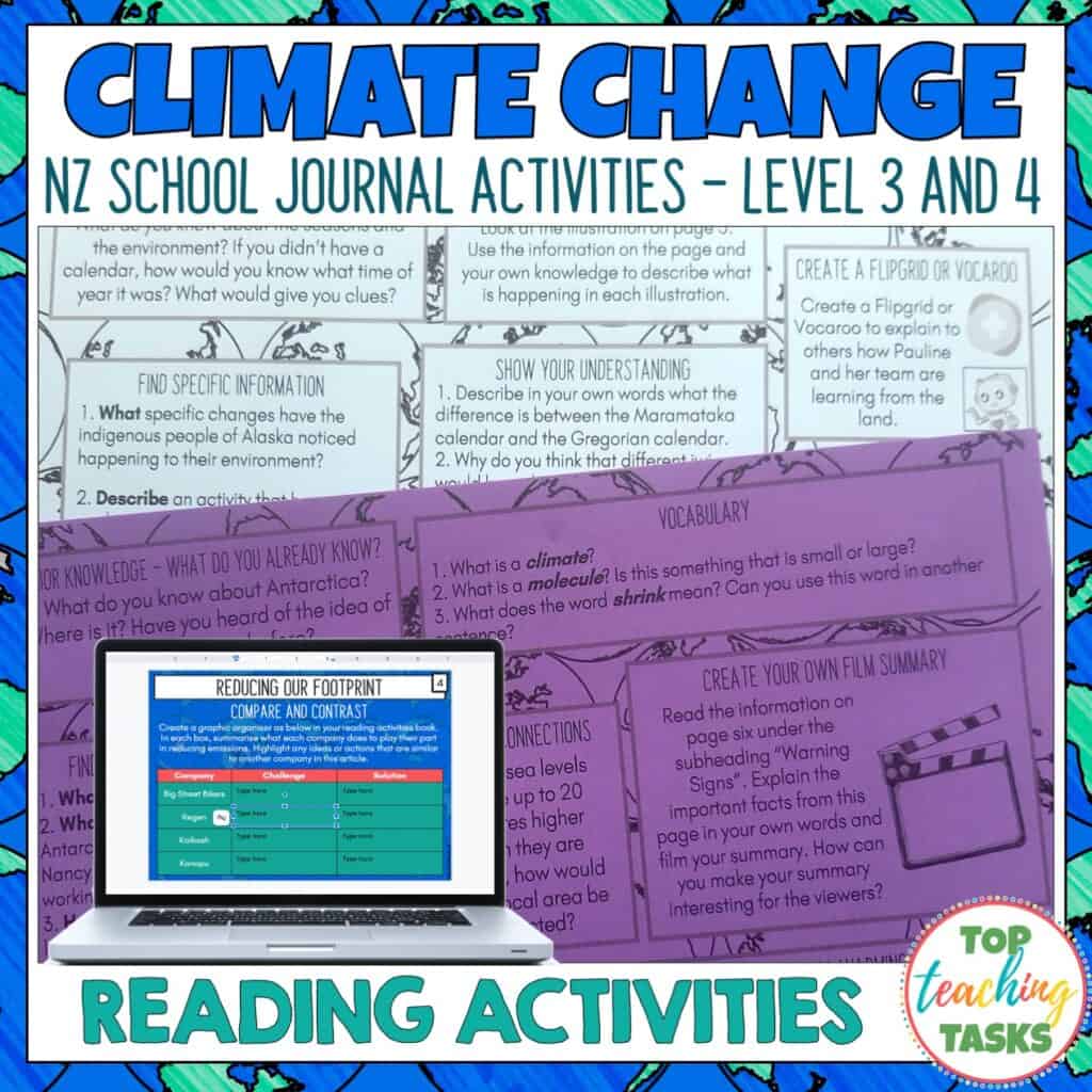 Climate Change School Journal Set | Follow-Up Activities - Top Teaching ...