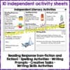 Independent Literacy Activities Year 2-4 Set Four | Spelling and ...