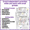 Independent Literacy Activities Year 2-4 Set Four | Spelling and ...