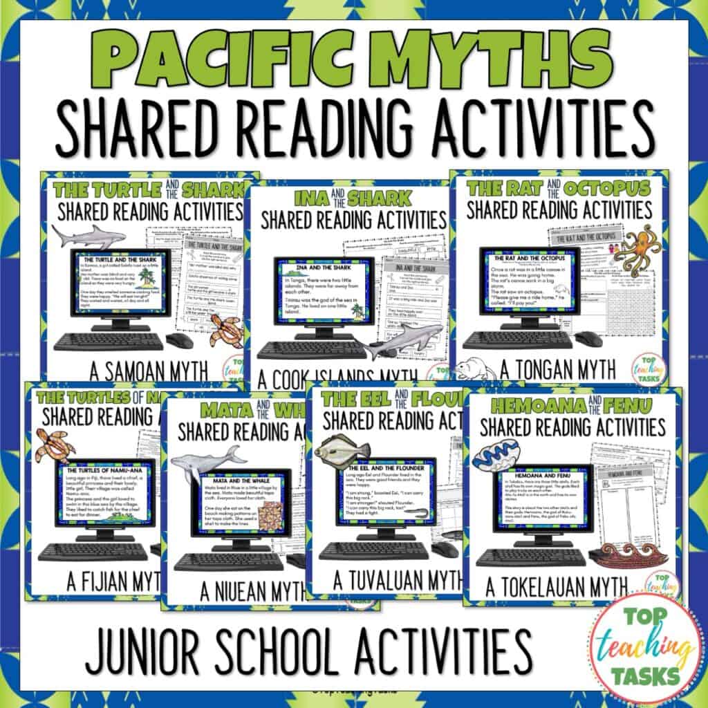 Pacific Myths and Legends Shared Reading Activities Bundle - Top ...