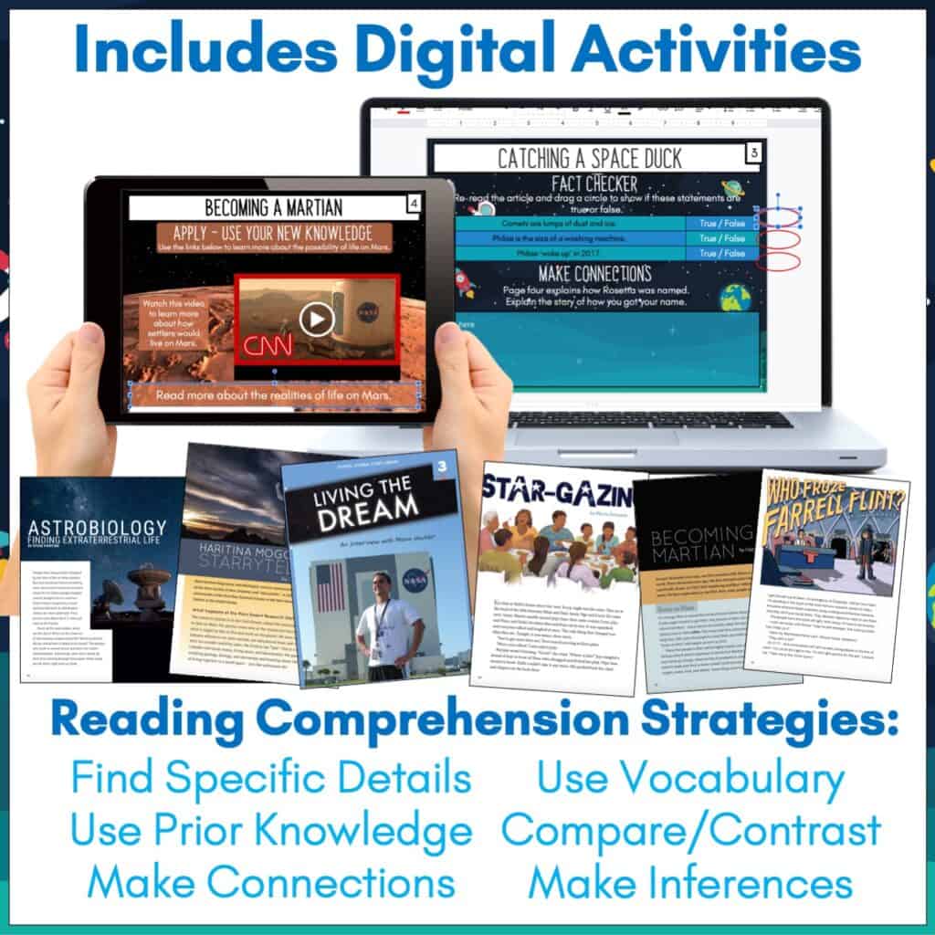 Space and the Solar System School Journal Set | Follow-Up Activities ...